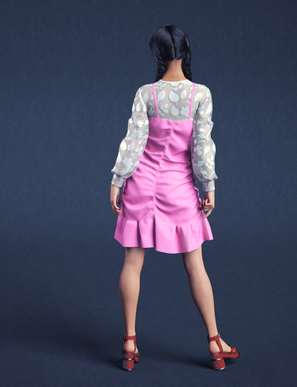 dForce Lei Outfit for Genesis 8 Female(s) | Daz 3D