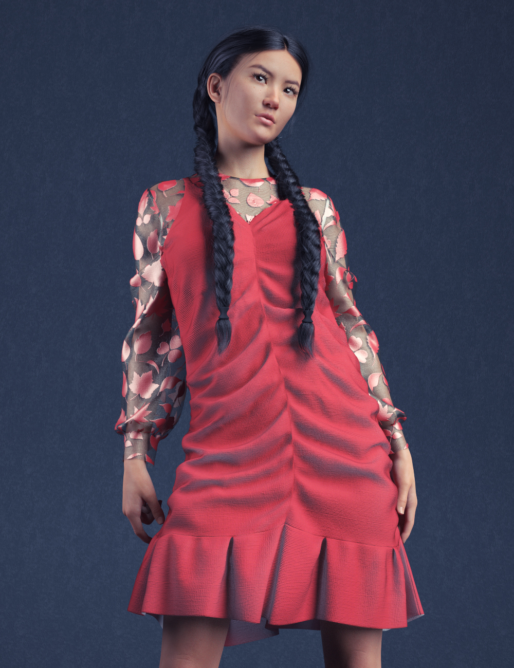 dForce Lei Outfit for Genesis 8 Female(s) | Daz 3D