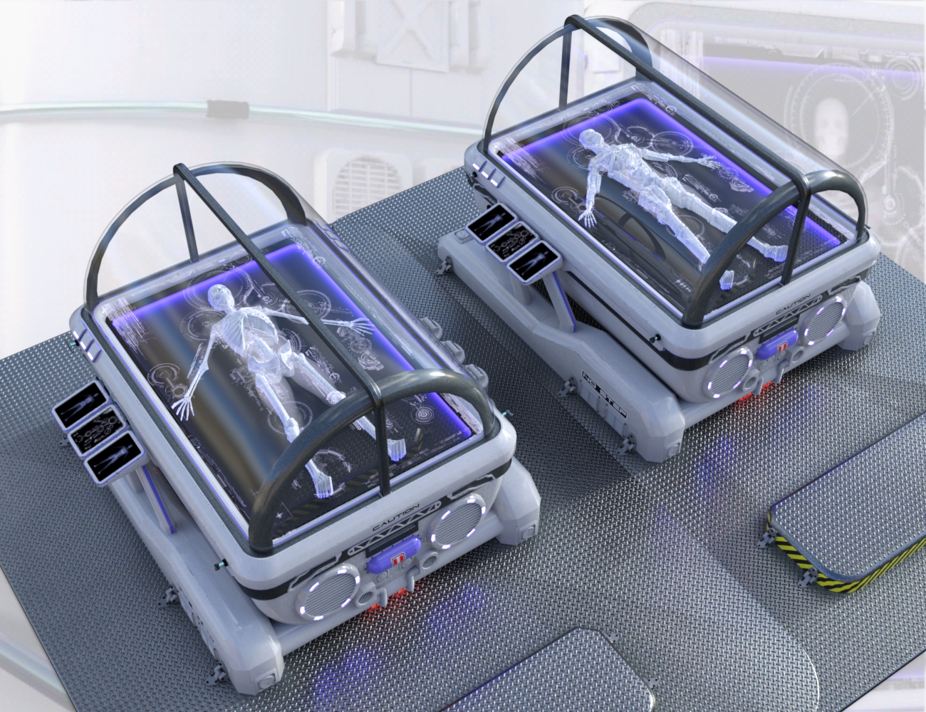 Med Bay Printer | Daz 3D