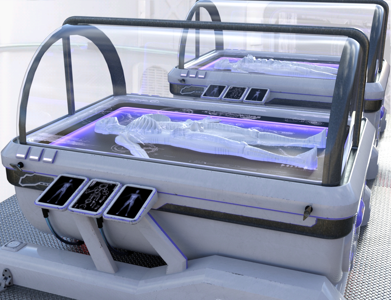 Med Bay Printer | Daz 3D