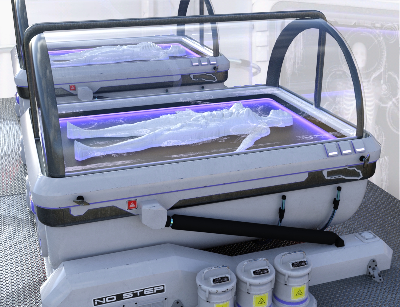 Med Bay Printer | Daz 3D