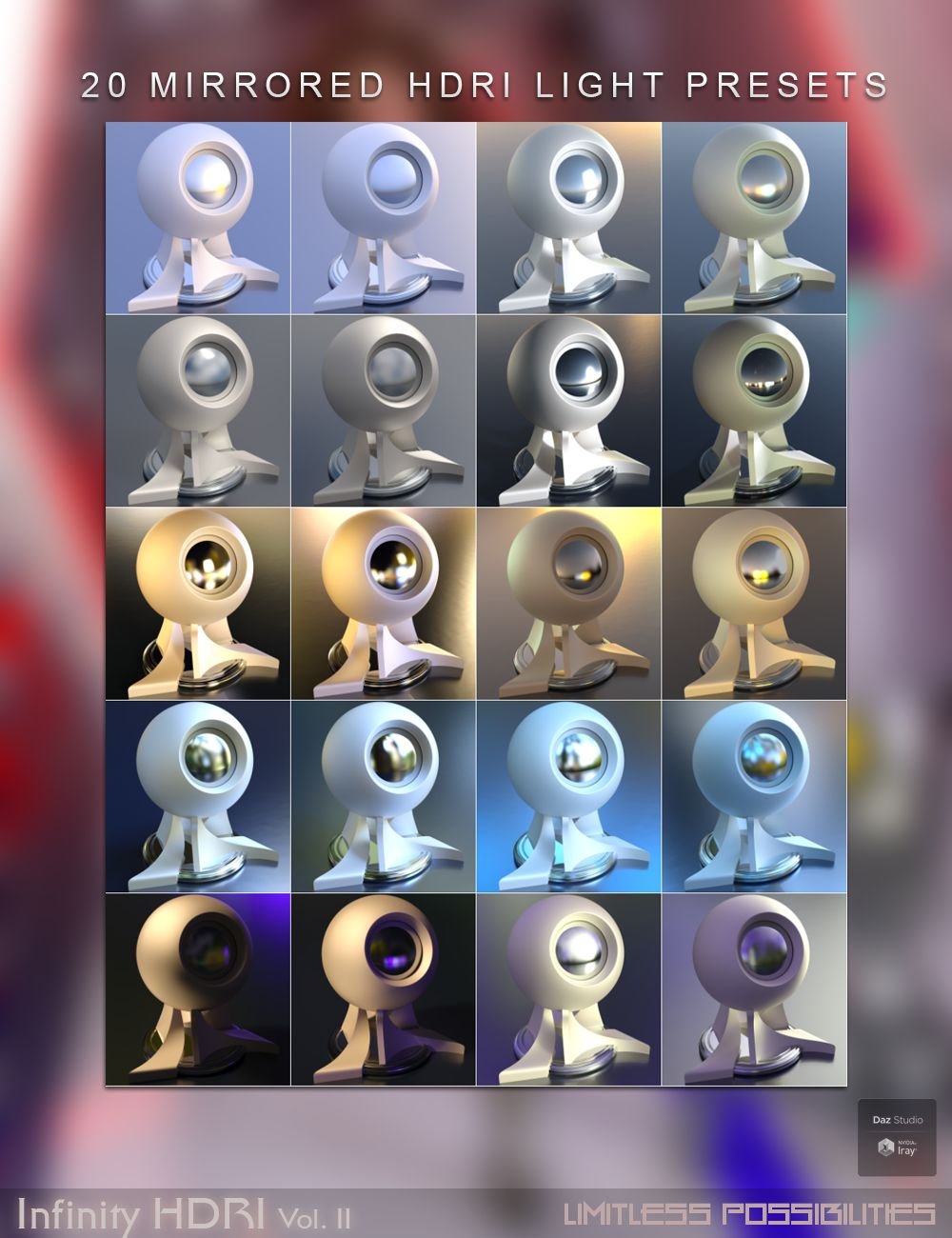 Infinity HDRI Lighting Volume 2 | Daz 3D