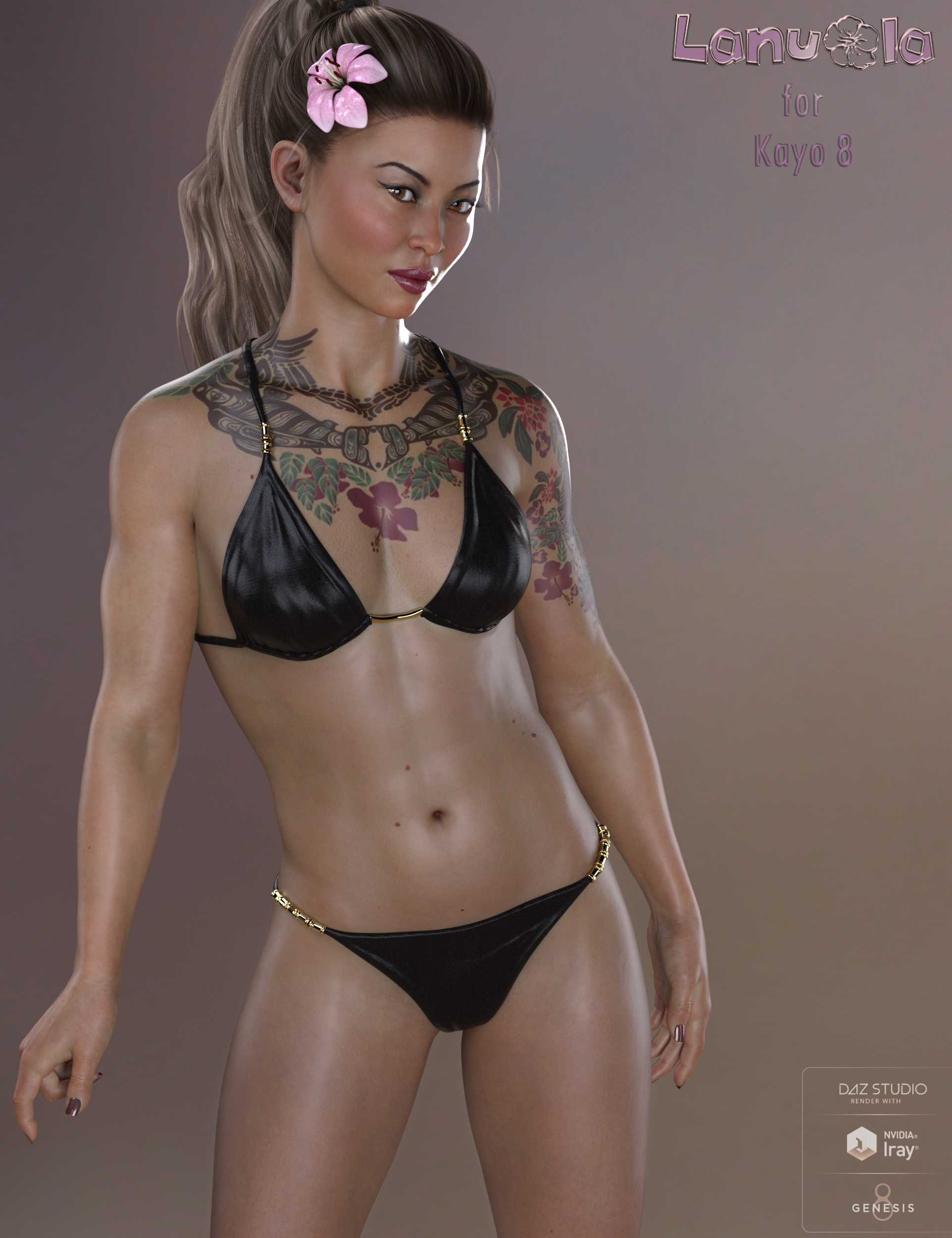 Lanuola HD for Kayo 8 | Daz 3D