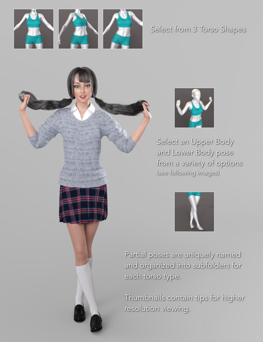 NG Build Your Own Standing Poses for Genesis 8 Female | Daz 3D
