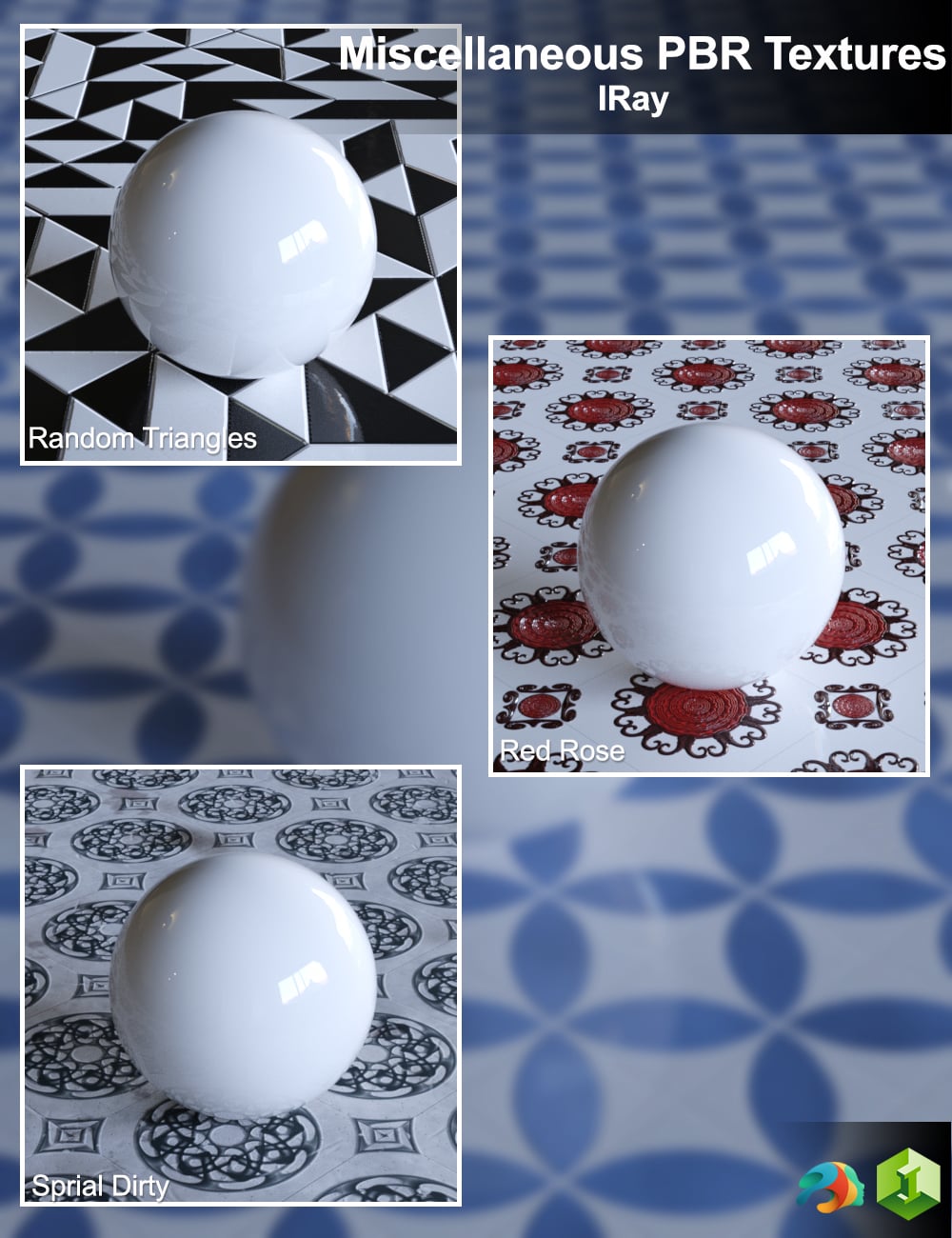 PBR Textures Pack 04 | Daz 3D