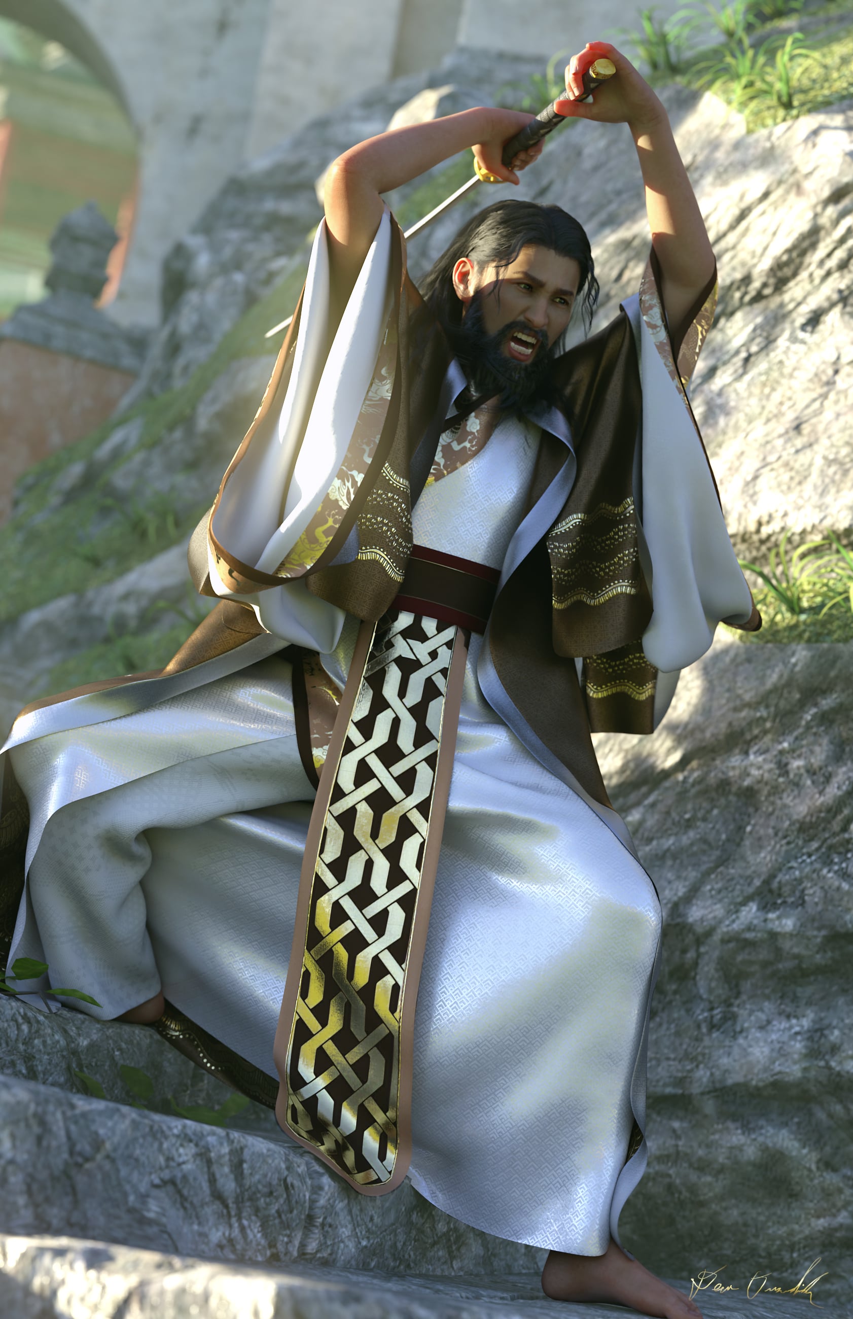 An Honorable Duel Poses for Genesis 8 | Daz 3D