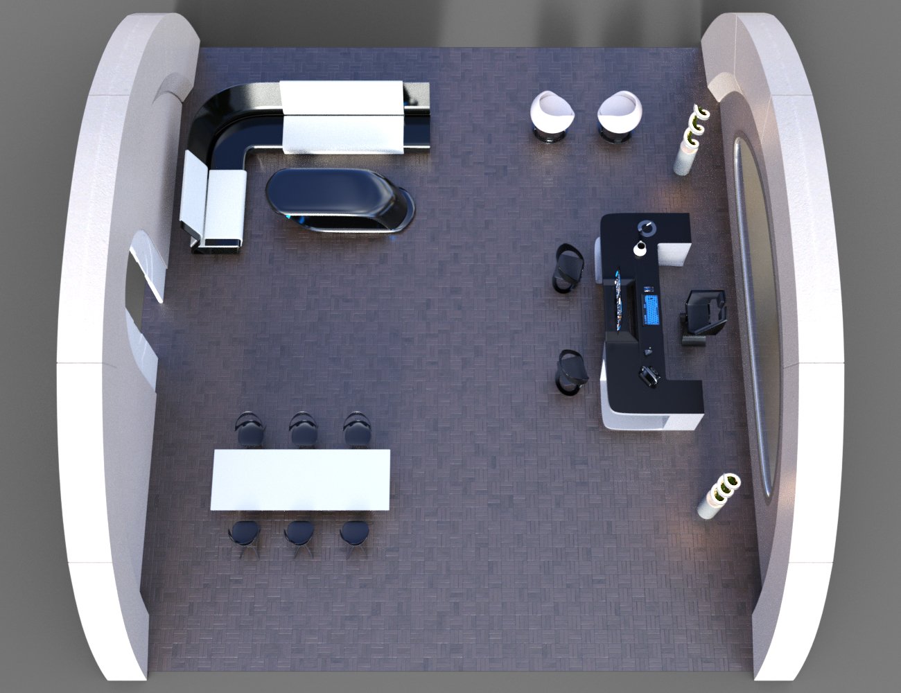 Futuristic Executive Office | Daz 3D