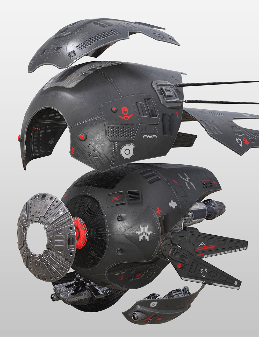 Alien Sentry Drone | Daz 3D