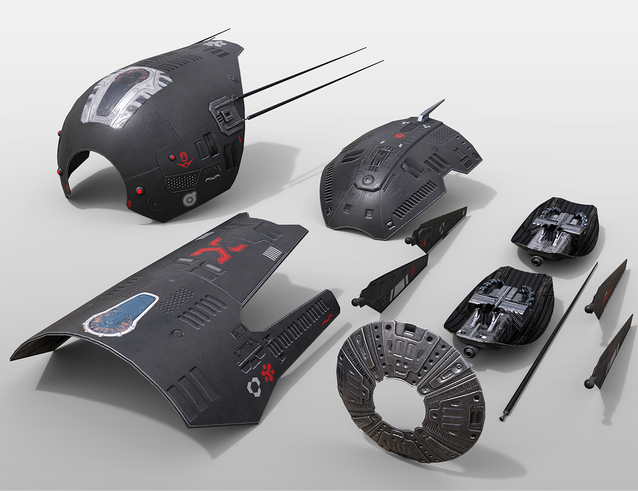 Alien Sentry Drone Daz 3d