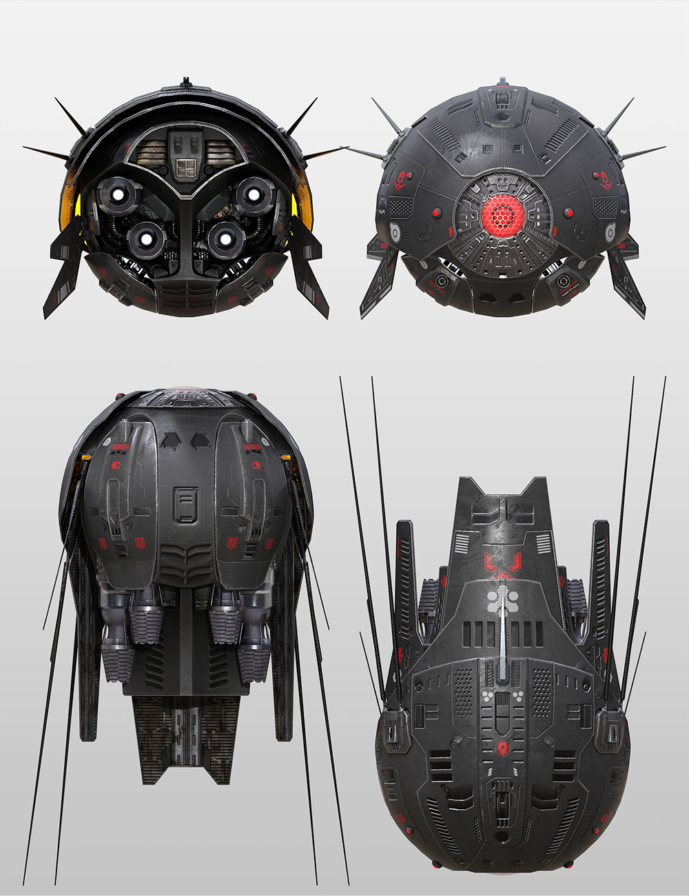Alien Sentry Drone | Daz 3D