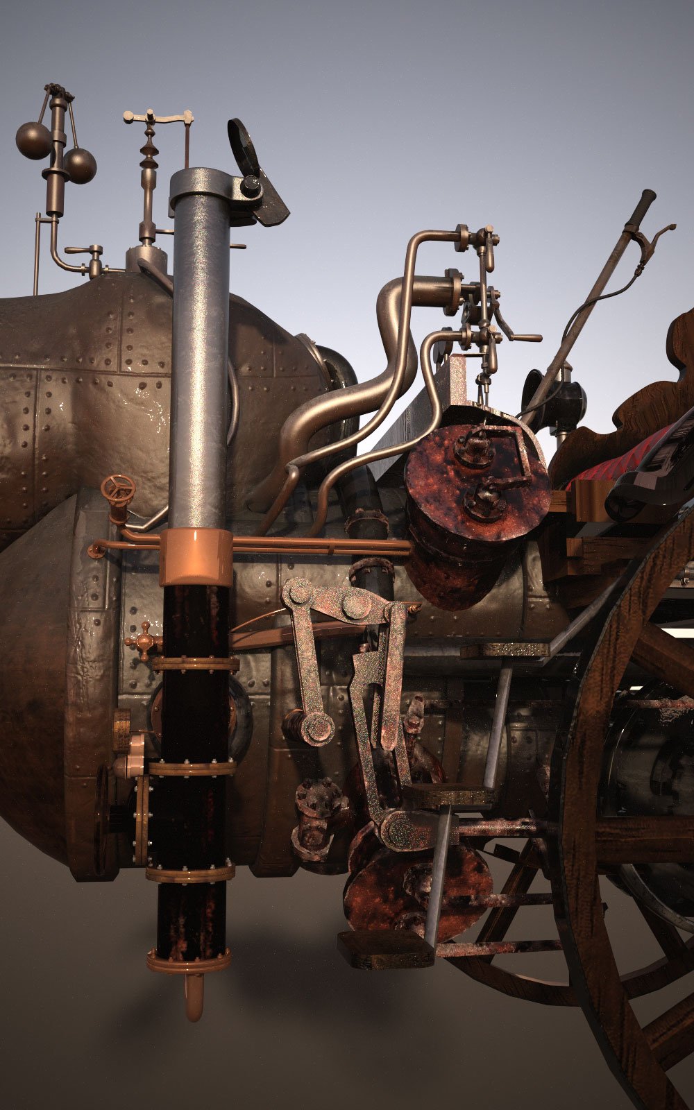 Steam Buggy | Daz 3D