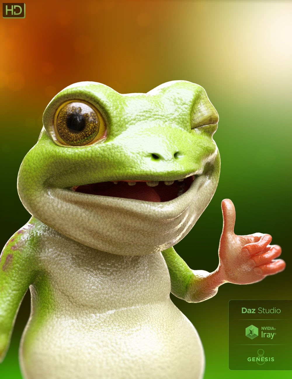 Frogol HD for Bullwarg | Daz 3D