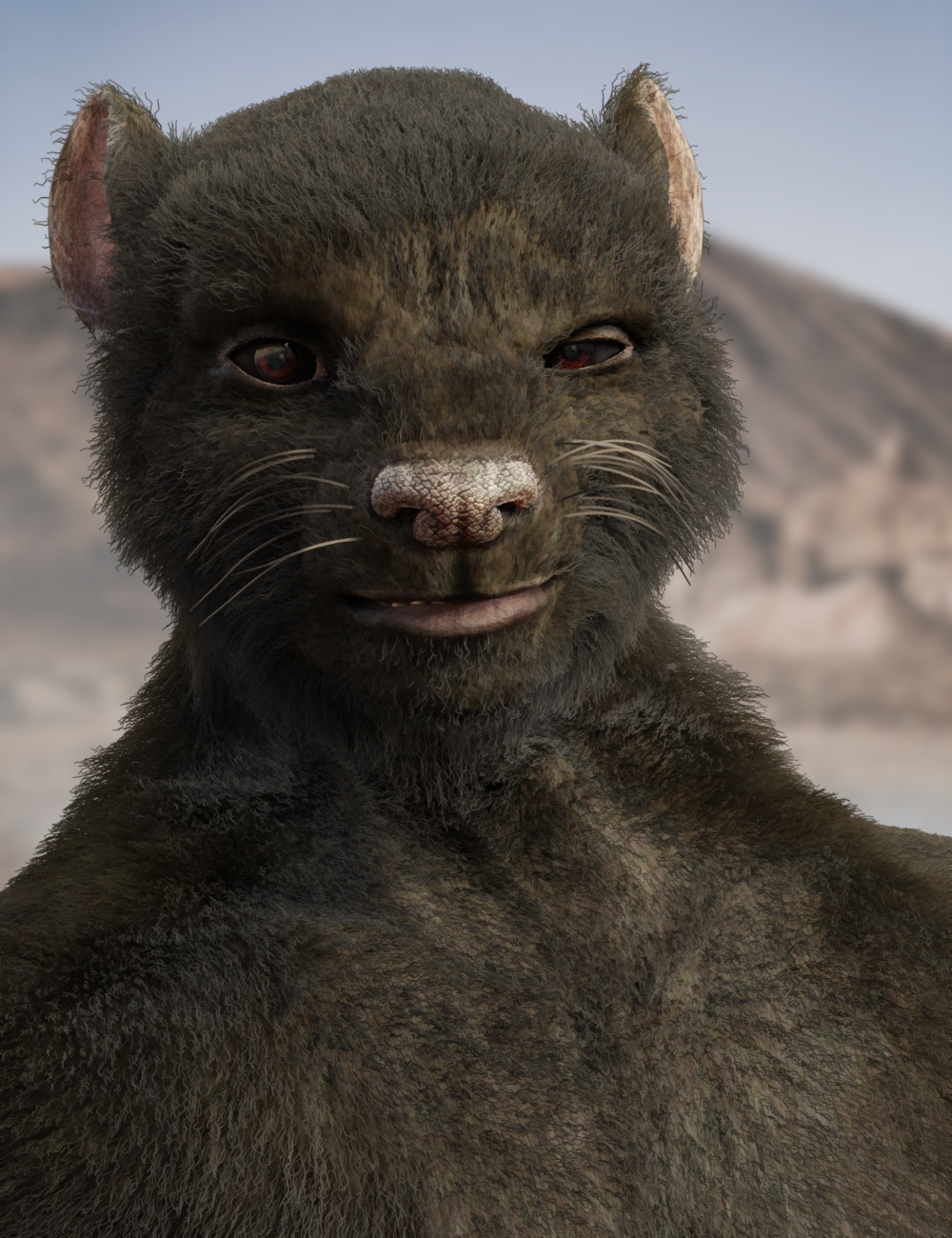 Street Rat with dForce Hair for Genesis 8 Male | Daz 3D