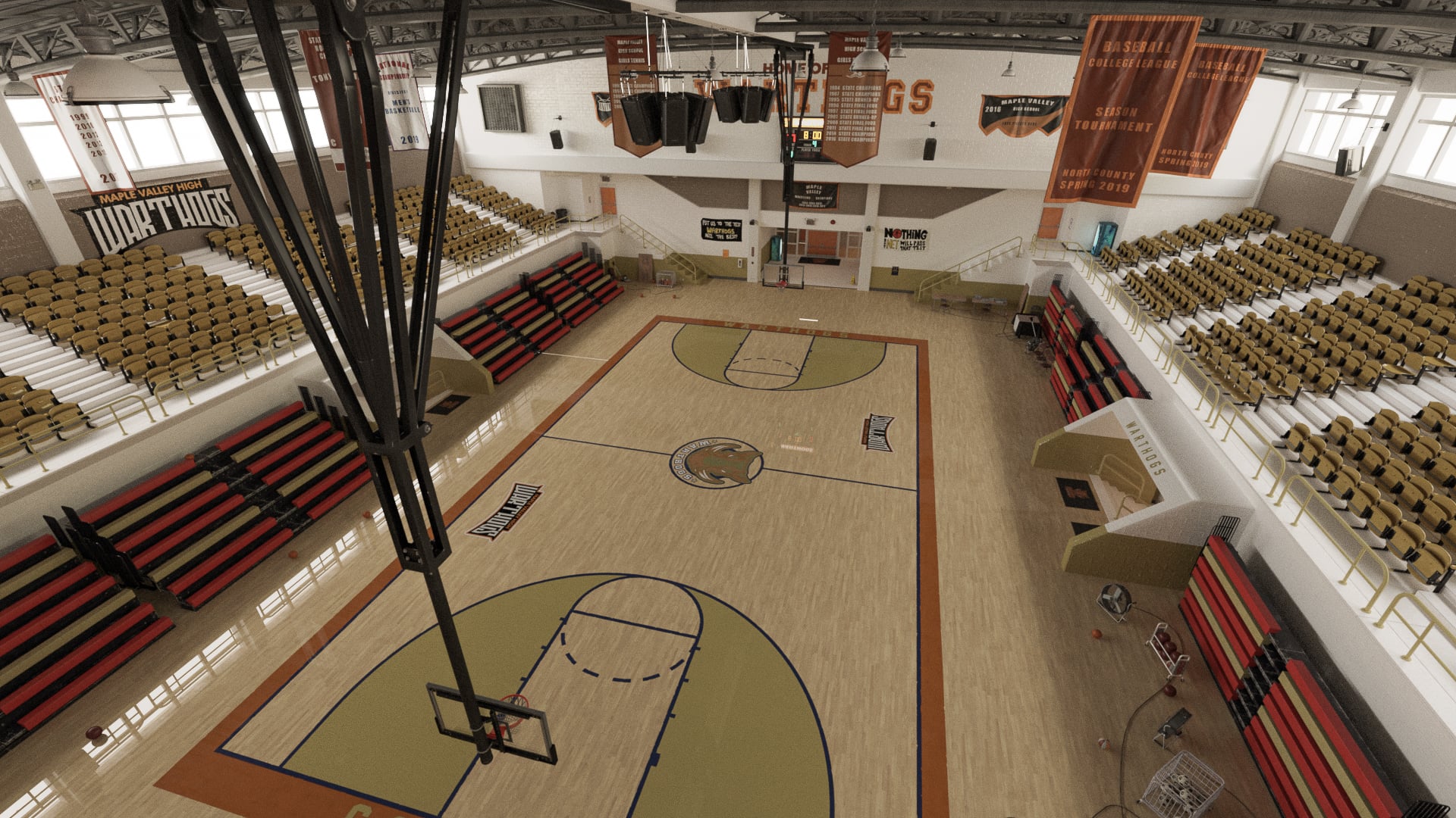Basketball Gym | Daz 3D