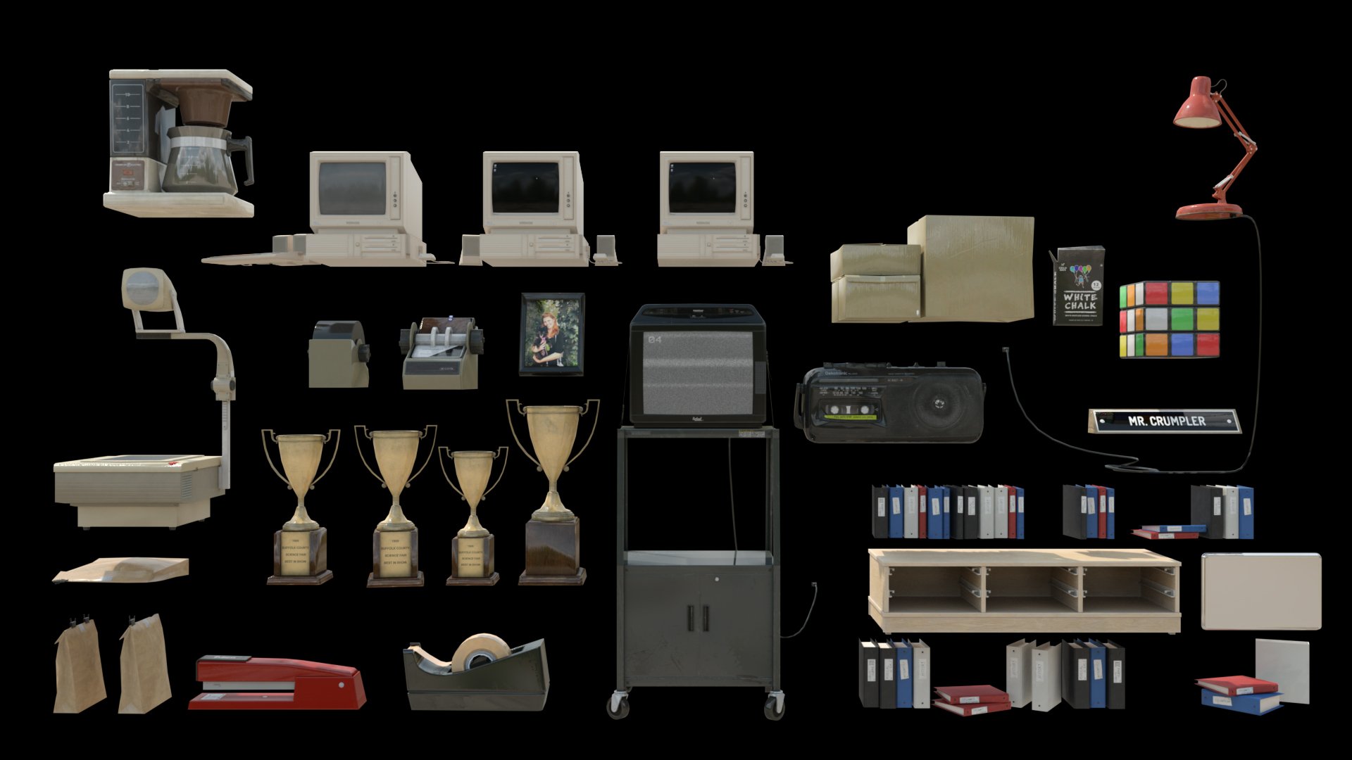 Classroom Props | Daz 3D