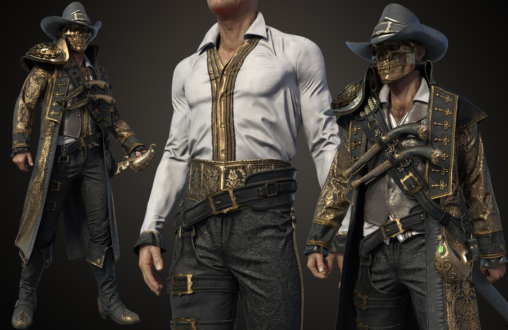 dForce Giuro Vendetta HD Expansion Pack | Daz 3D