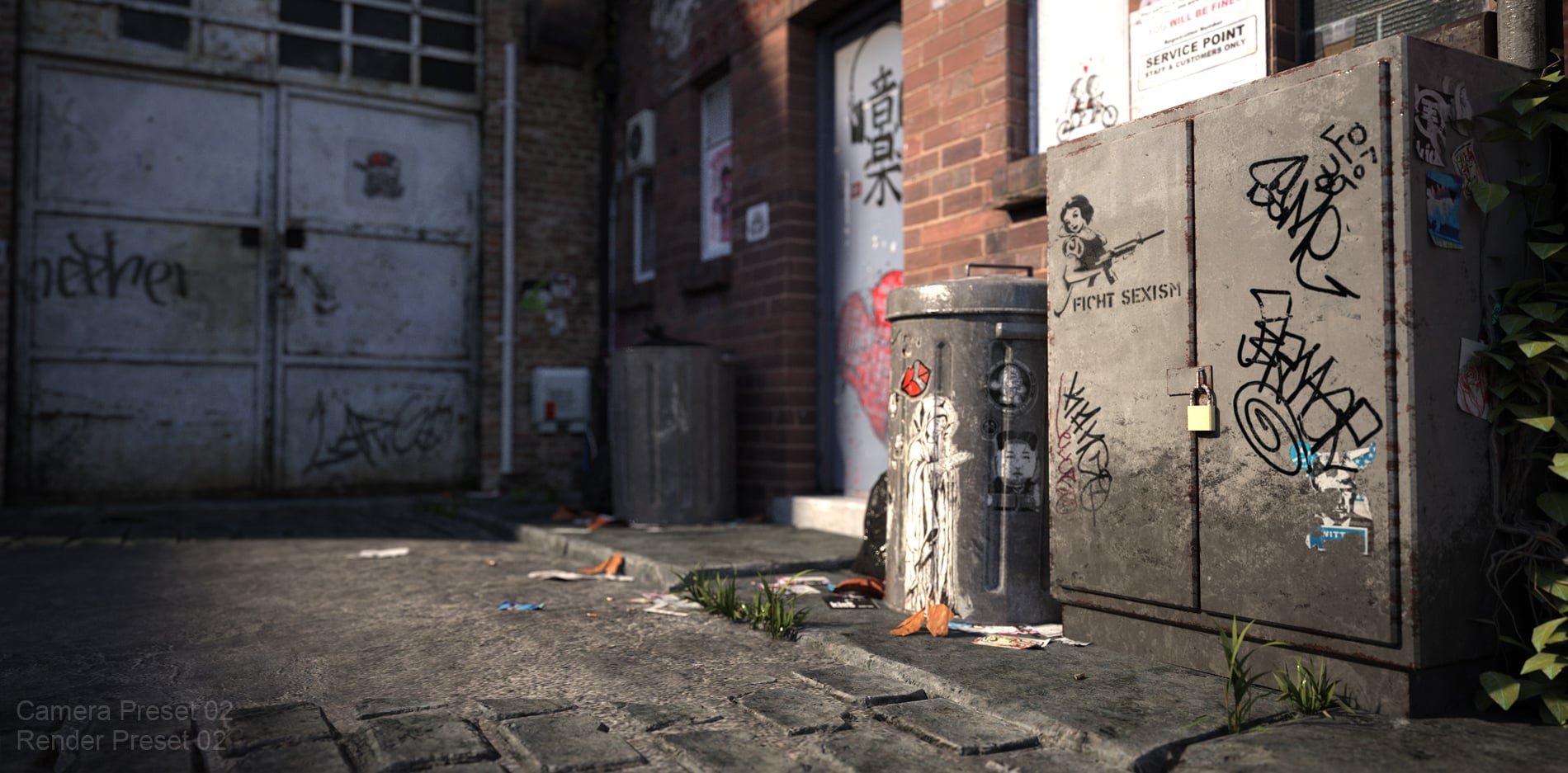 Urban Alley | Daz 3D