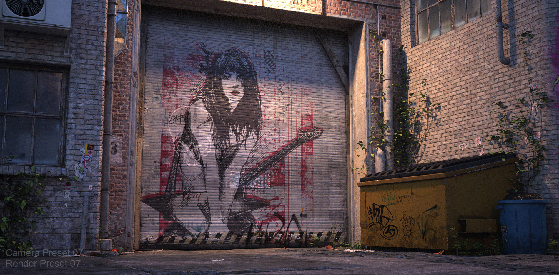 Urban Alley | Daz 3D