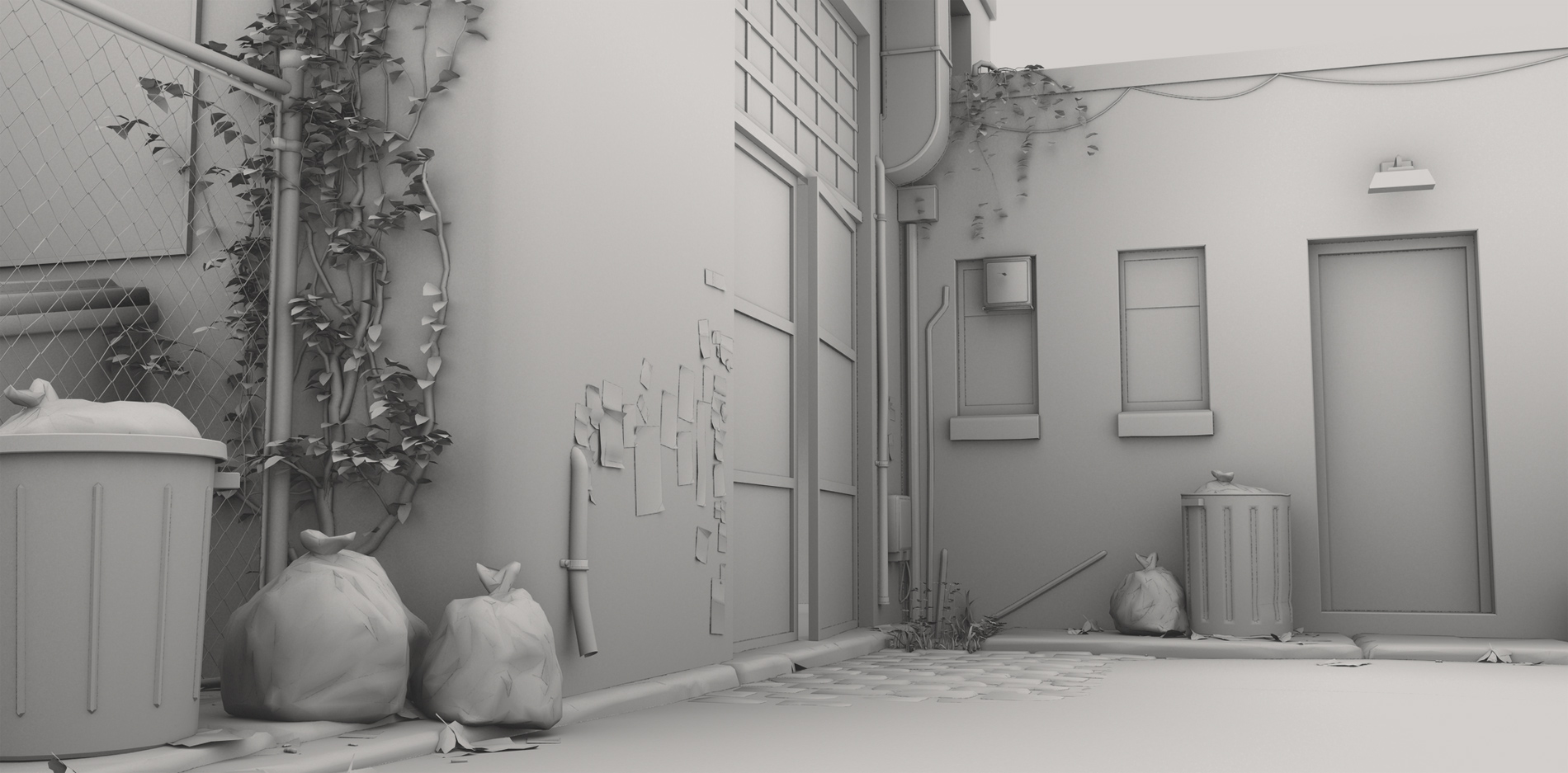 Urban Alley | Daz 3D