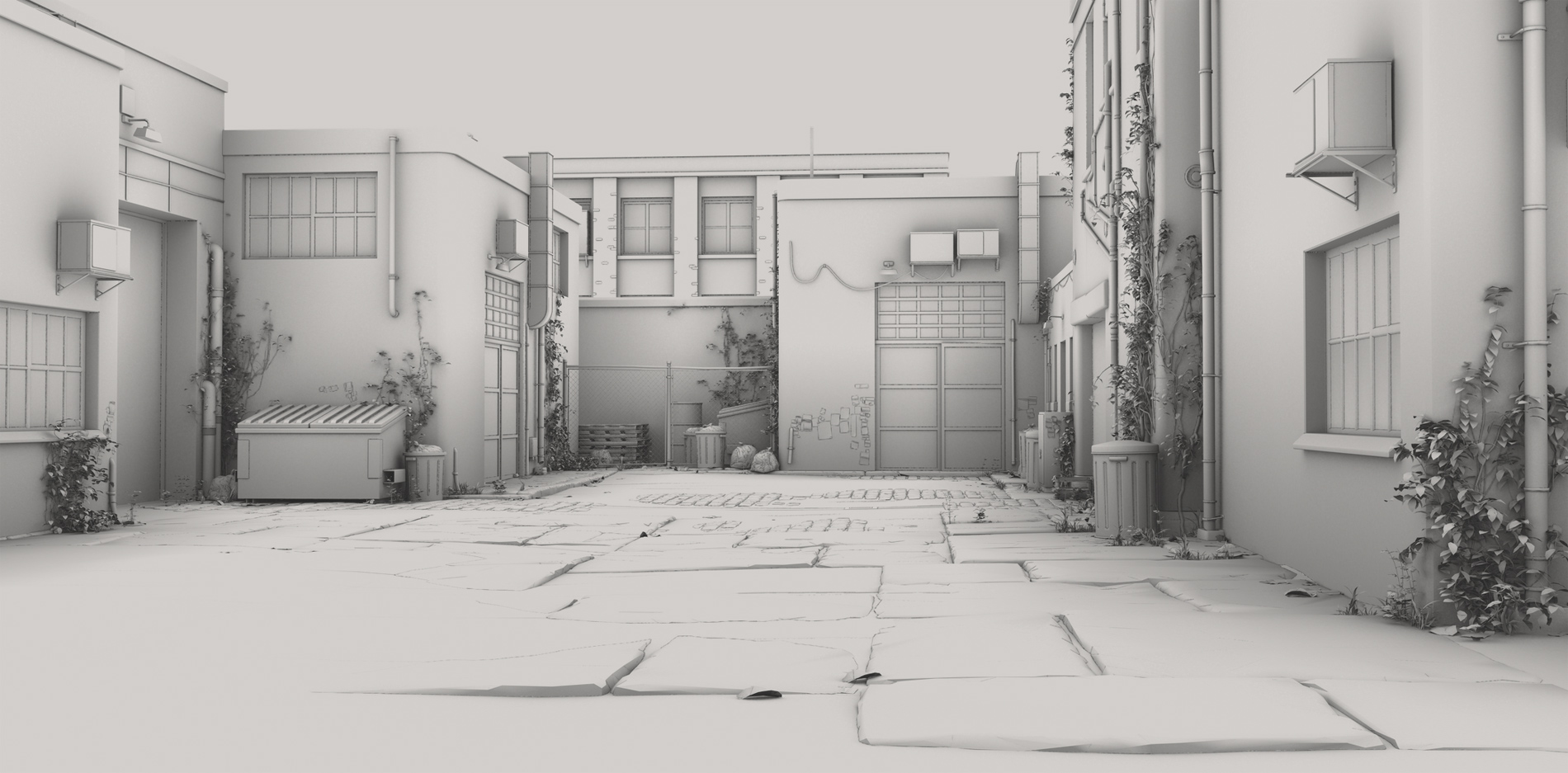 Urban Alley | Daz 3D
