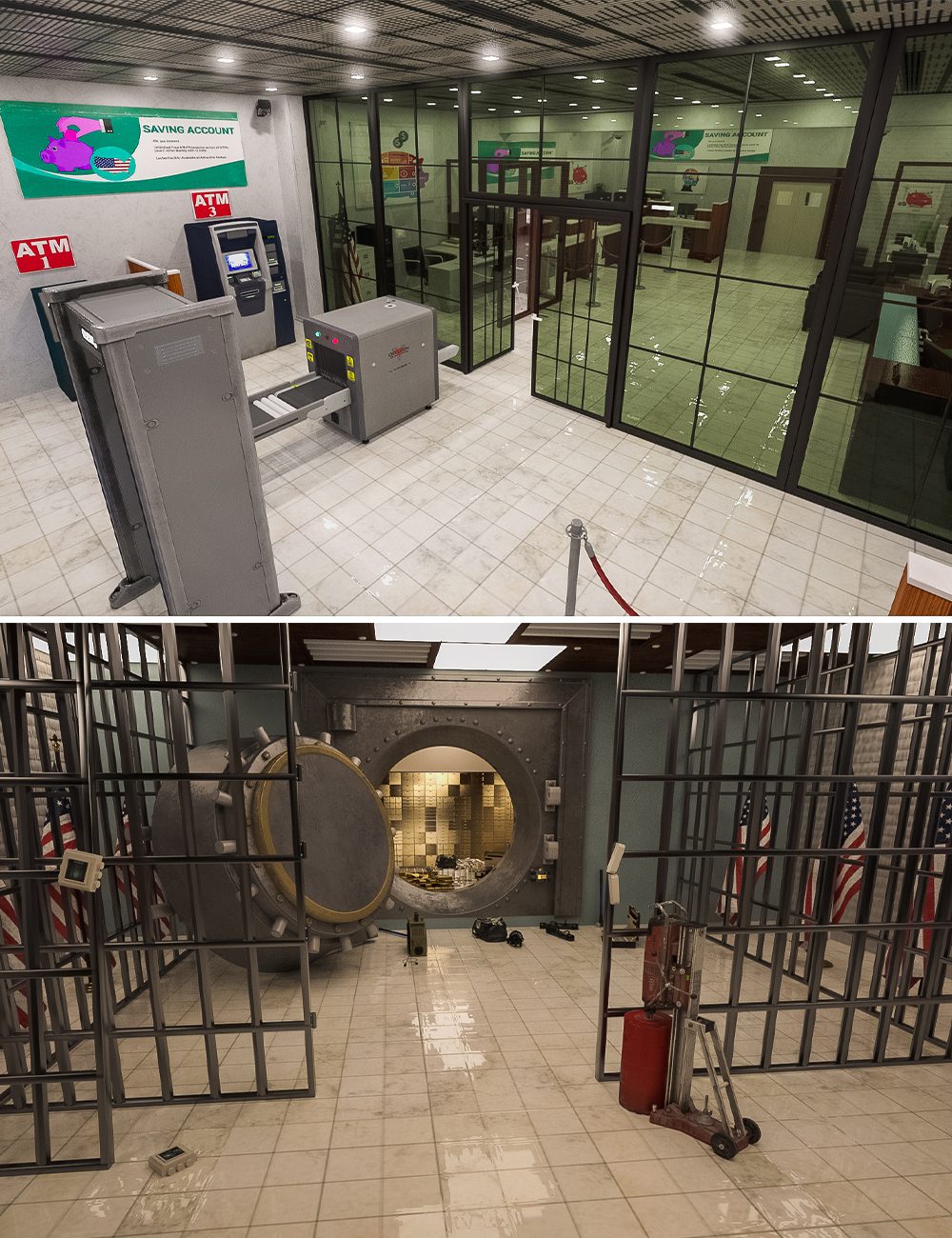 Bank Heist Bundle | Daz 3D