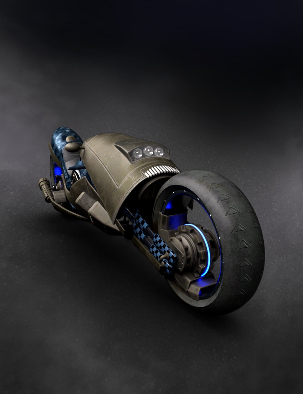 Sci-Fi Maglev Motorcycle | Daz 3D