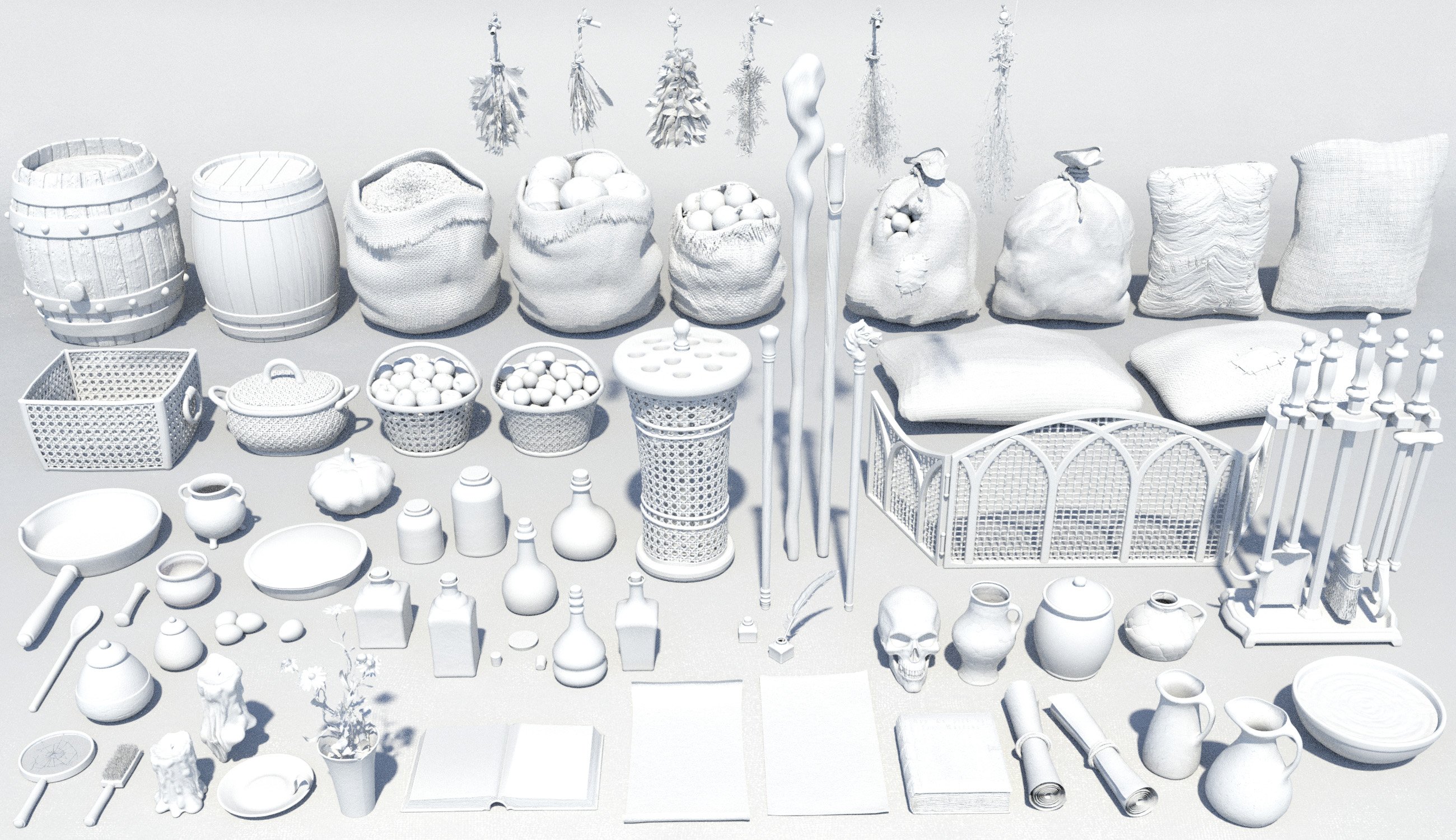 Cottage Props | Daz 3D