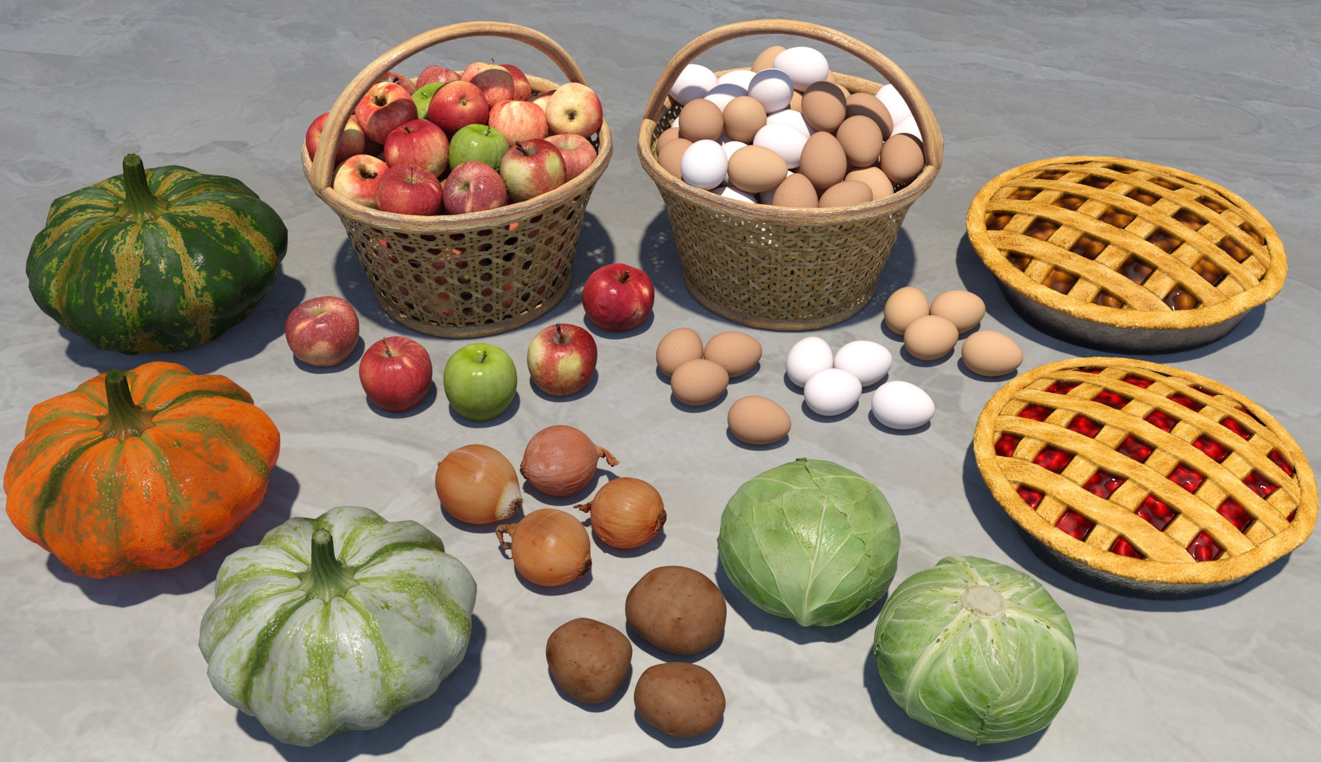 Cottage Props | Daz 3D