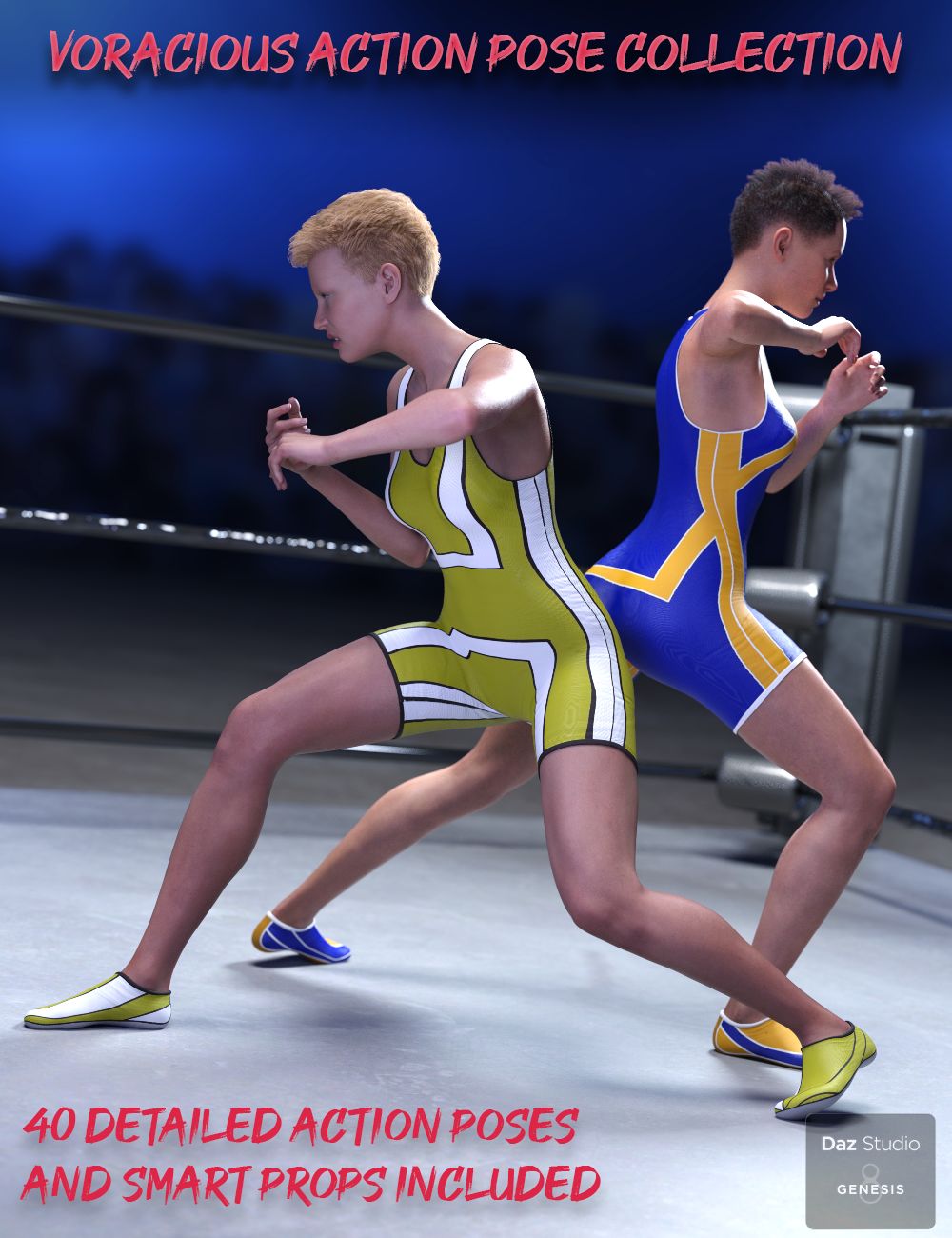 Voracious Action Poses for Genesis 8 Female | Daz 3D