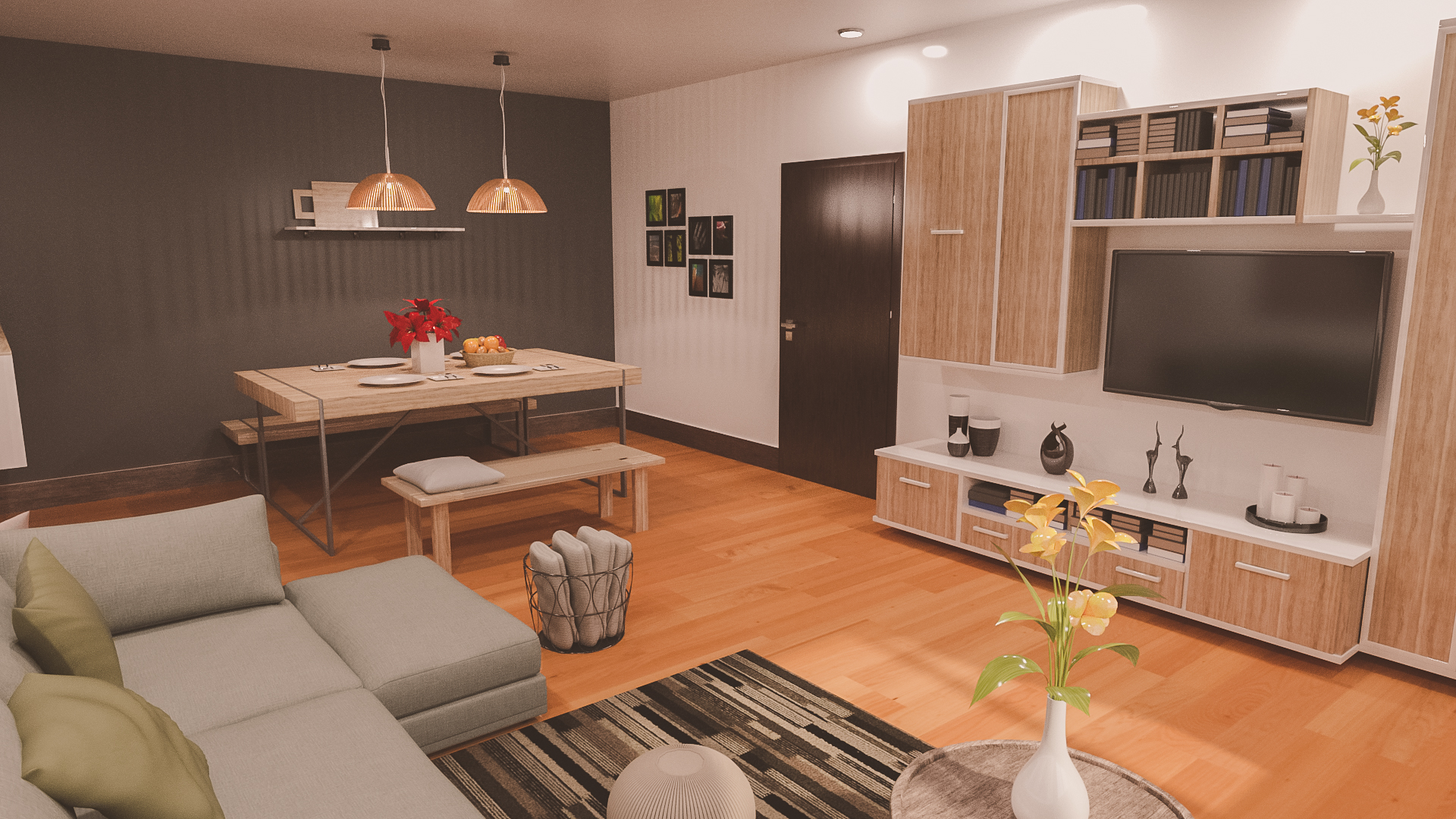 Native Living Room | Daz 3D