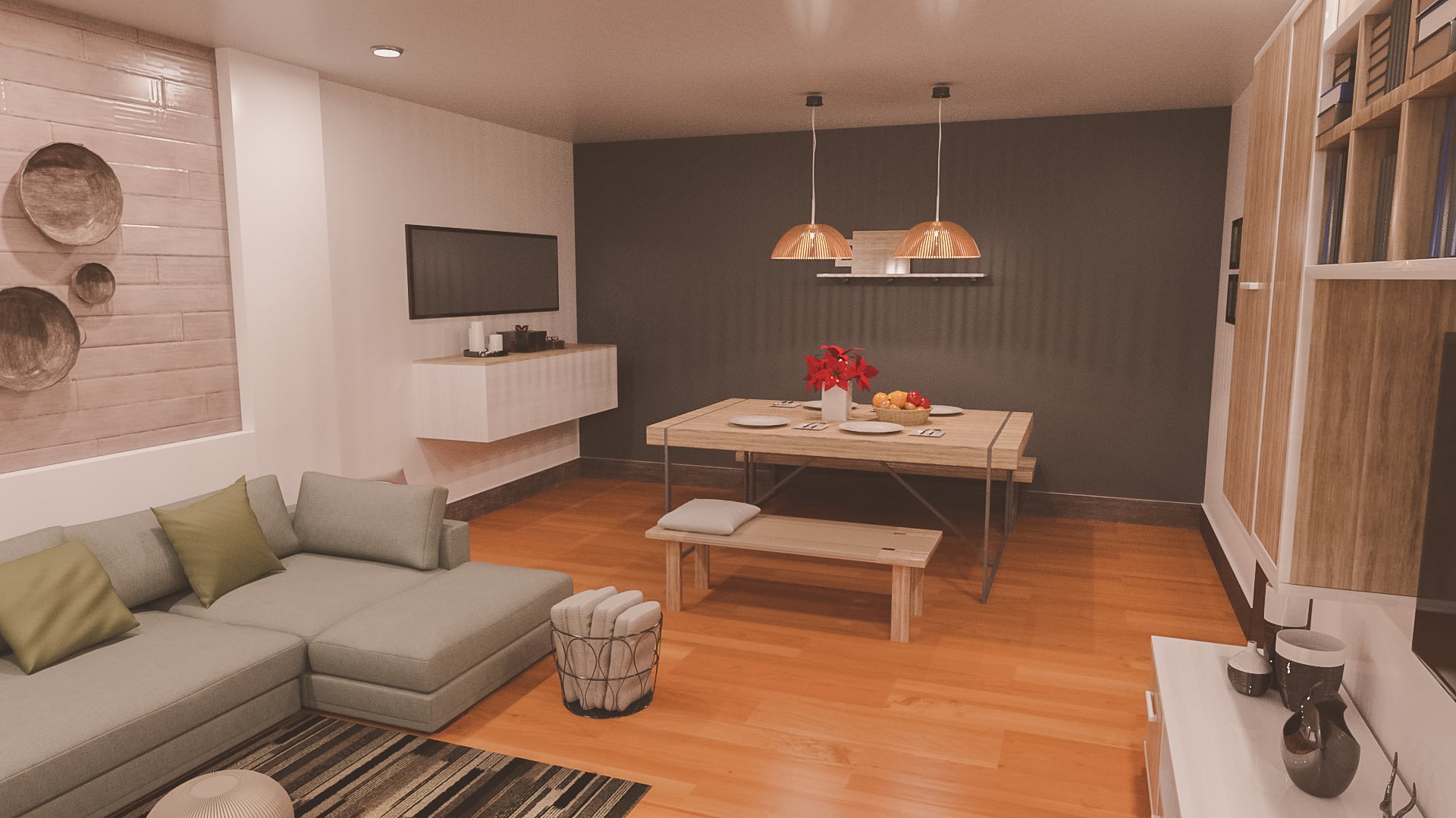 Native Living Room | Daz 3D