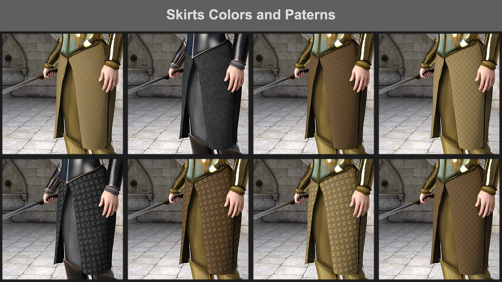 MD dForce HD Elven Royal Armor Textures and HD Morphs | Daz 3D