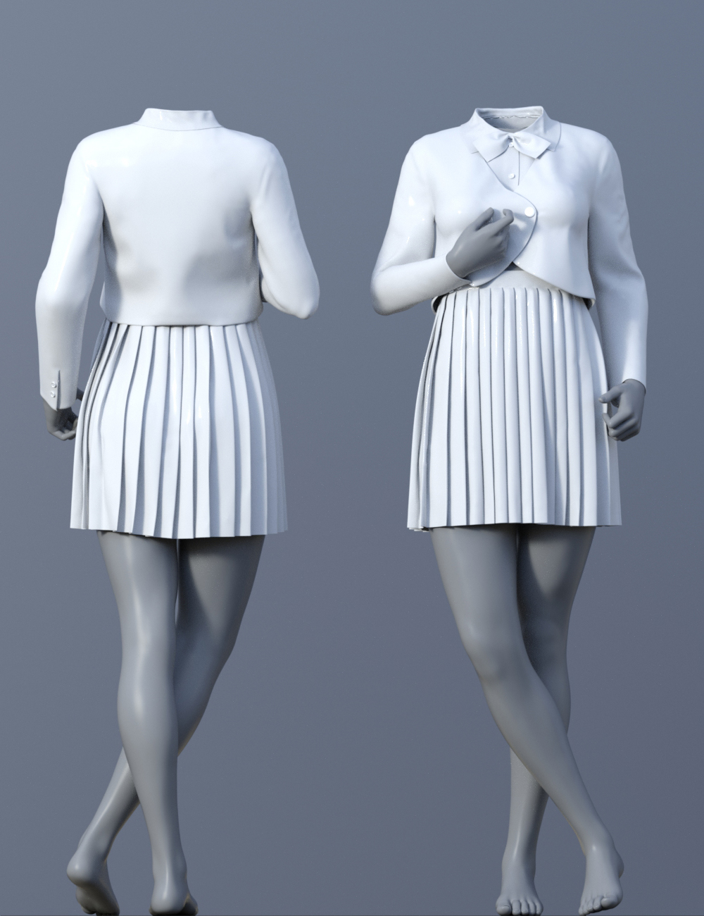 FE JK Hemmed Blazer 01 for Genesis 8 Female(s) | Daz 3D