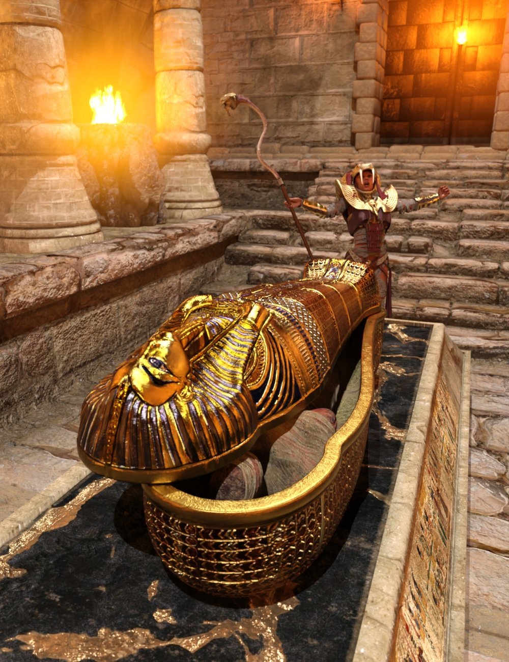 Ancient Egyptian Creature Bundle | Daz 3D