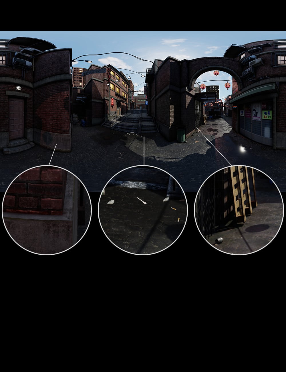 Asian District HDRI | Daz 3D