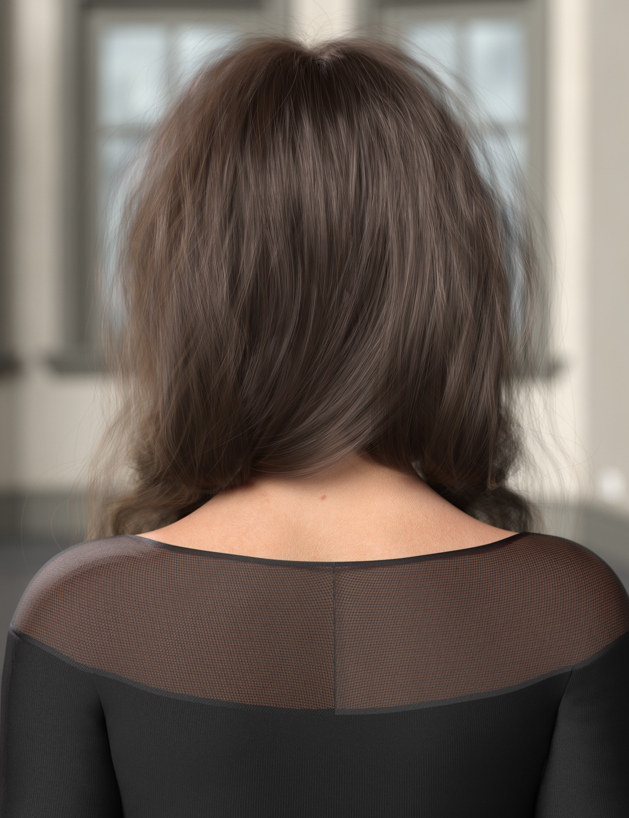 Messy Braided Tails for Genesis 3 and 8 Females | Daz 3D