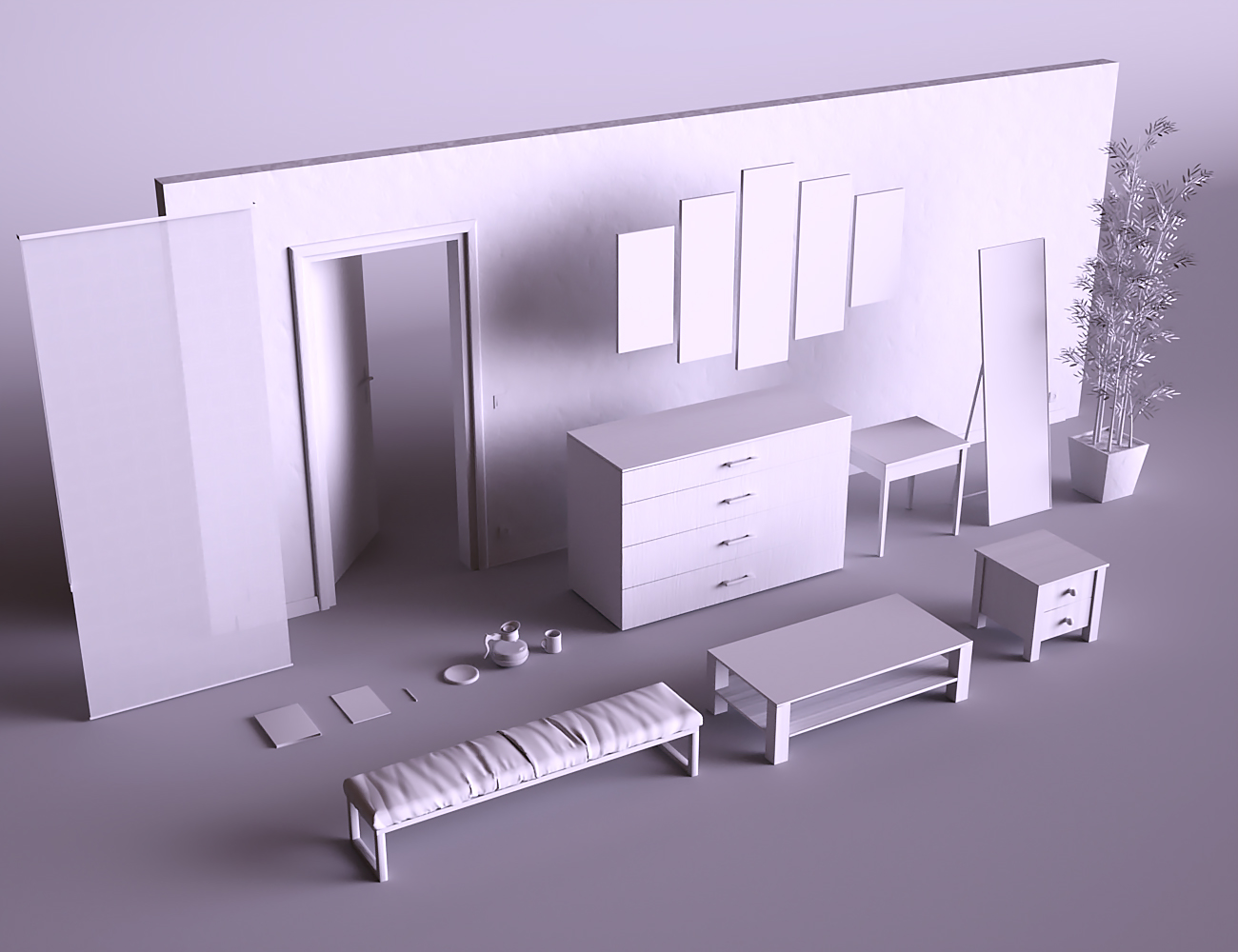 X3D High-Rise Bedroom | Daz 3D