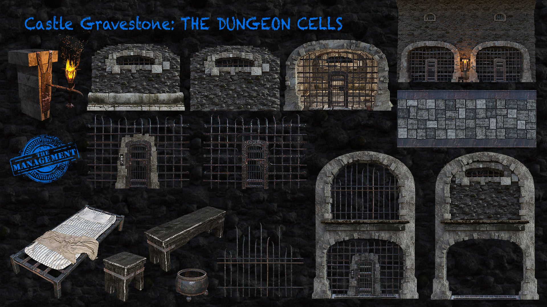 Castle Gravestone: The Dungeon Cells | Daz 3D