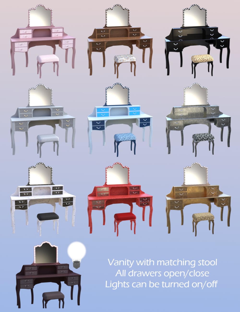 Complete Beauty Collection Bundle | Daz 3D