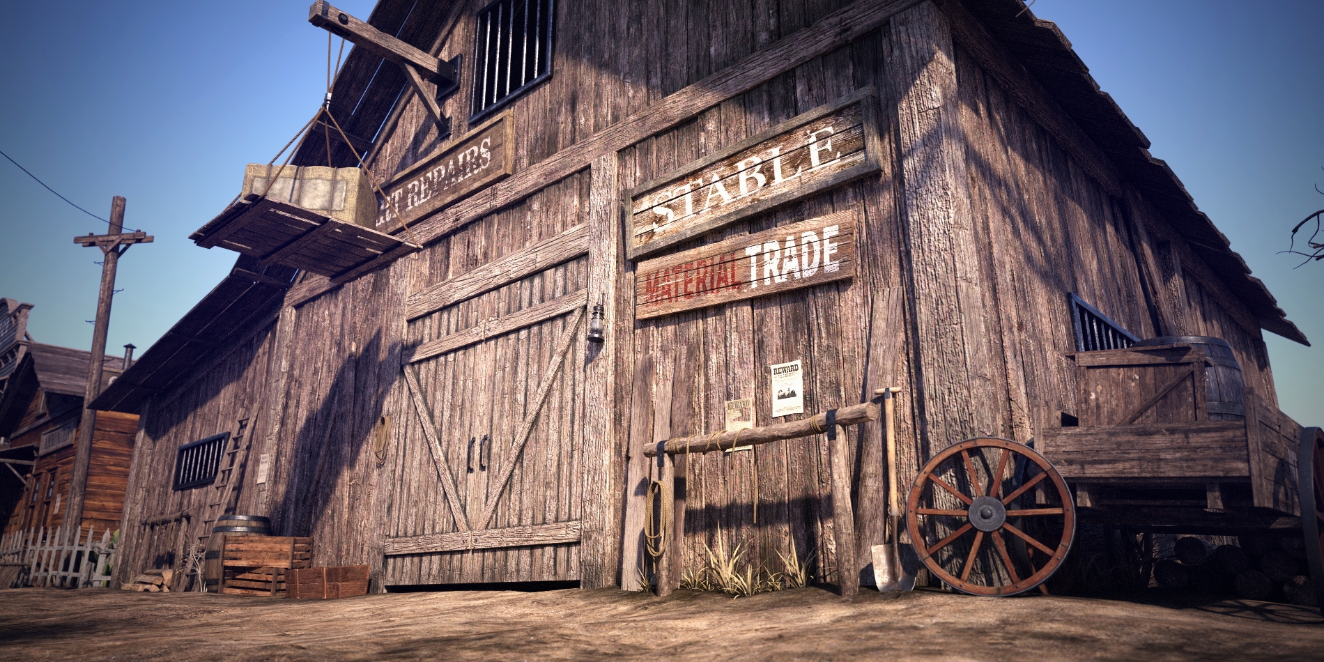 Wild West Town | Daz 3D