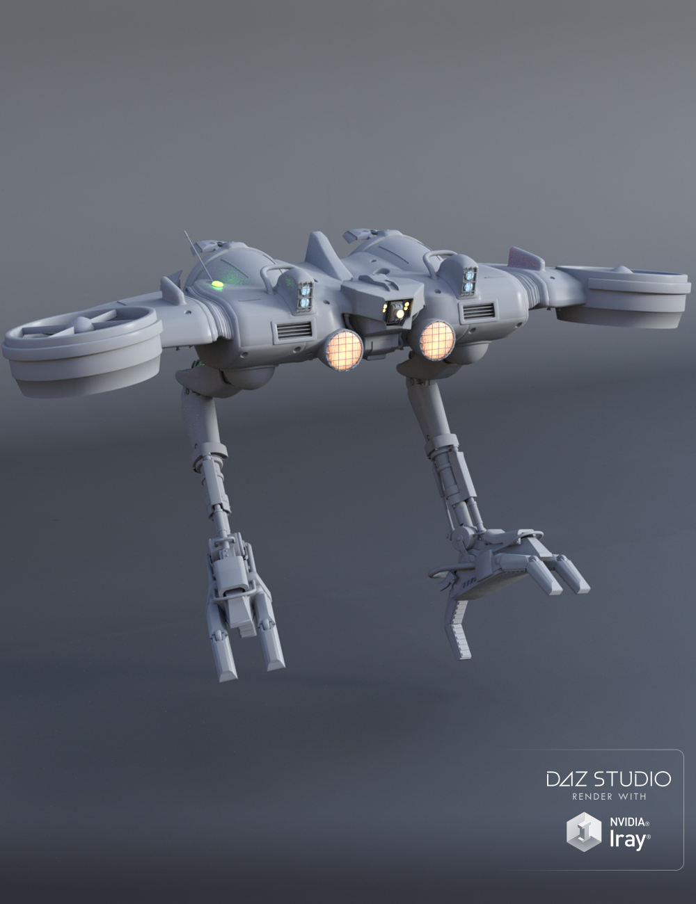 AER Scout Mecha "Harpy" | Daz 3D