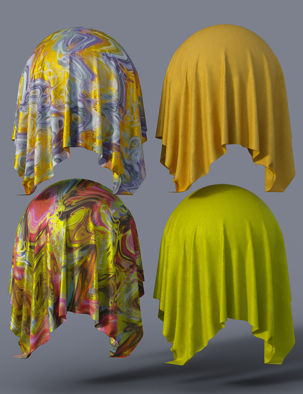 Marbled Textured Fabric Iray Shaders | Daz 3D