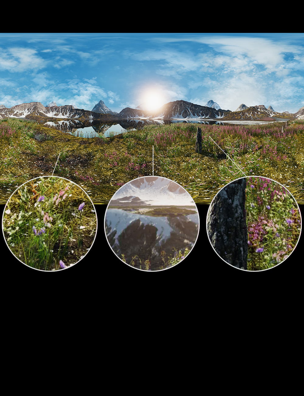 Mountain Lake HDRI | Daz 3D