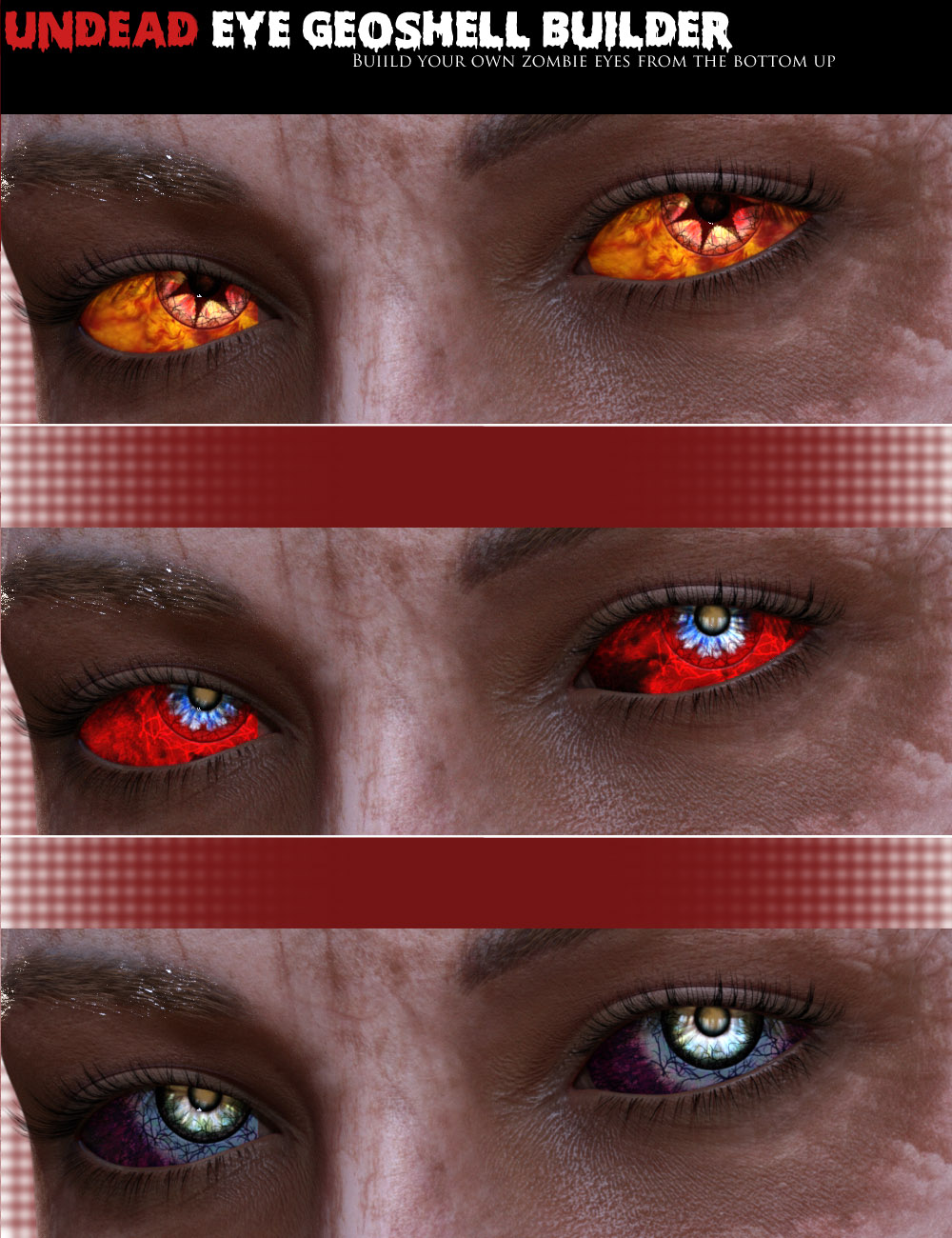 Undead Eye Geoshell Builder for Genesis 8 | Daz 3D