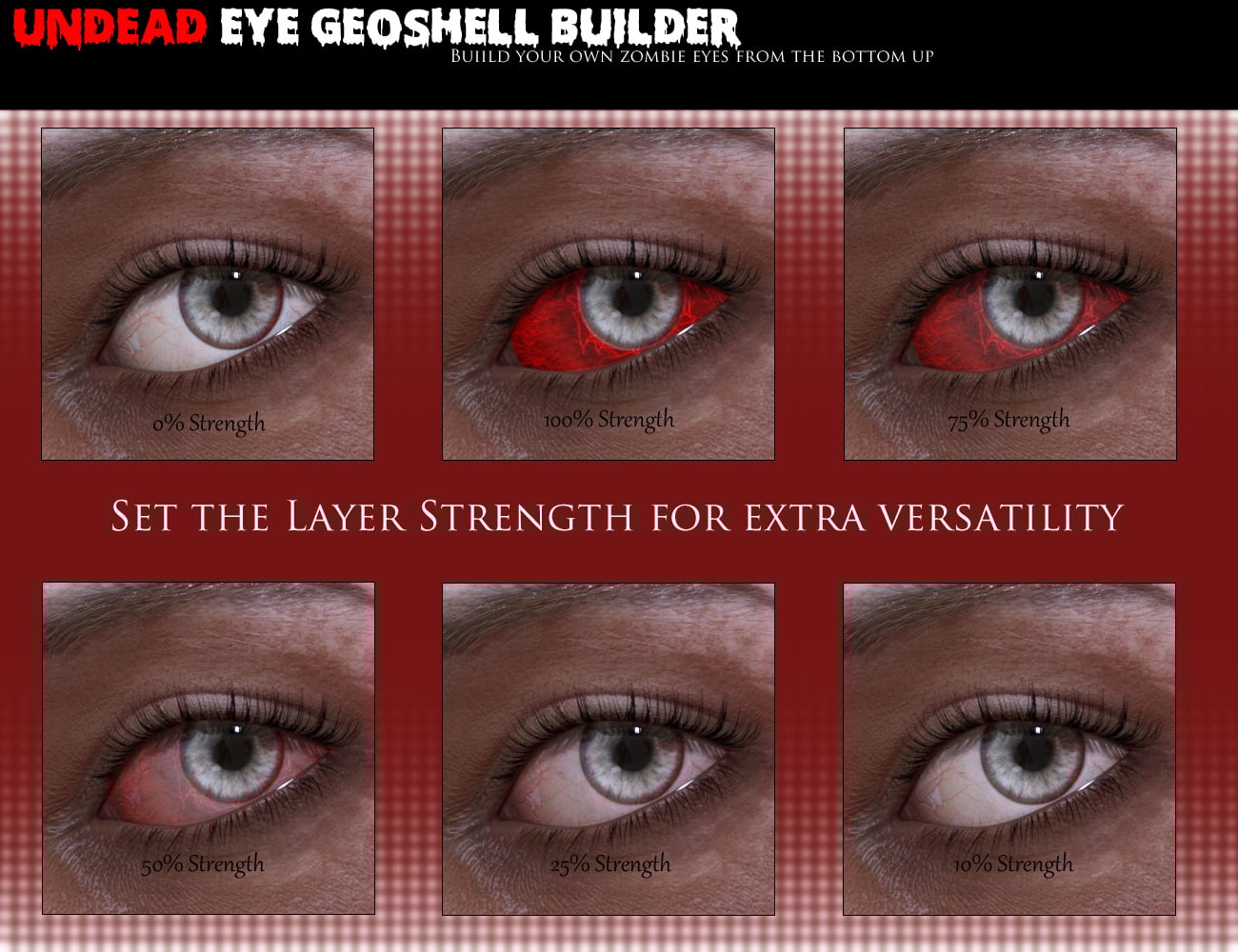 Undead Eye Geoshell Builder for Genesis 8 | Daz 3D