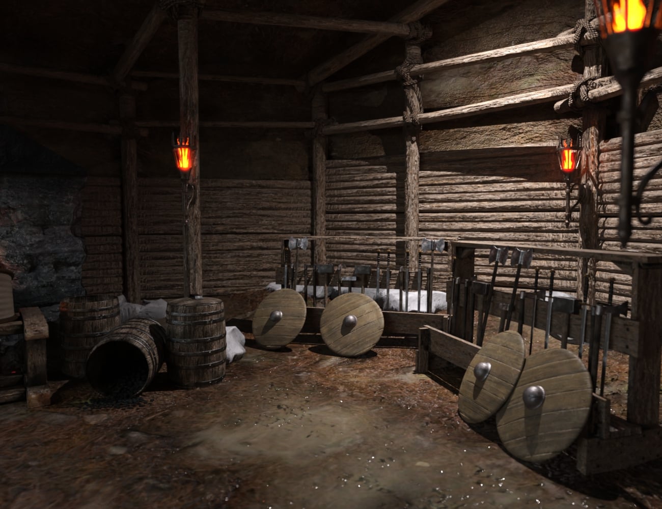 Viking Blacksmith Environment Set | Daz 3D