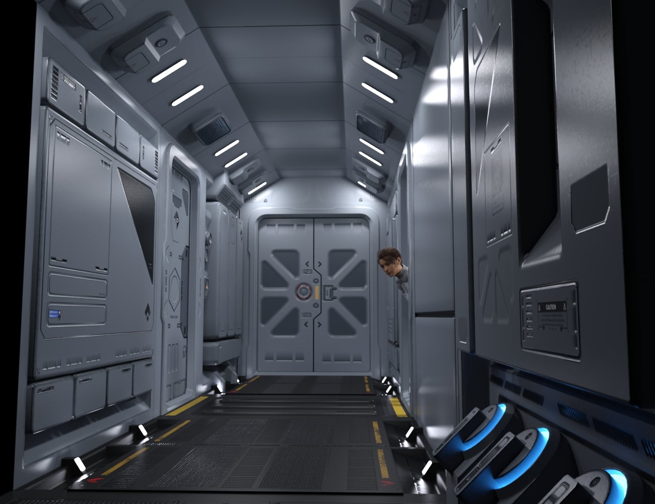 Modular SciFi Interiors Kit | Daz 3D