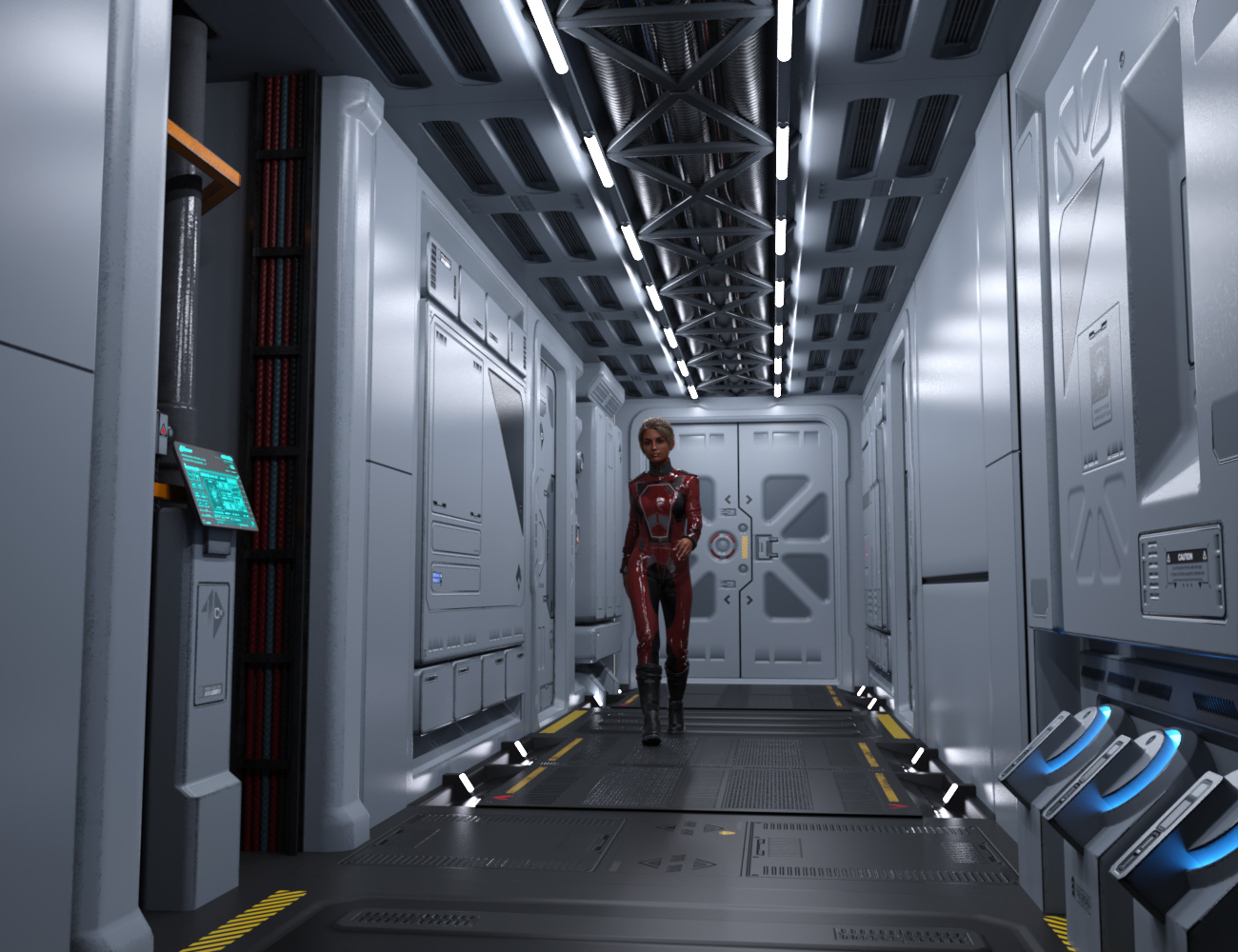 Modular SciFi Interiors Kit | Daz 3D