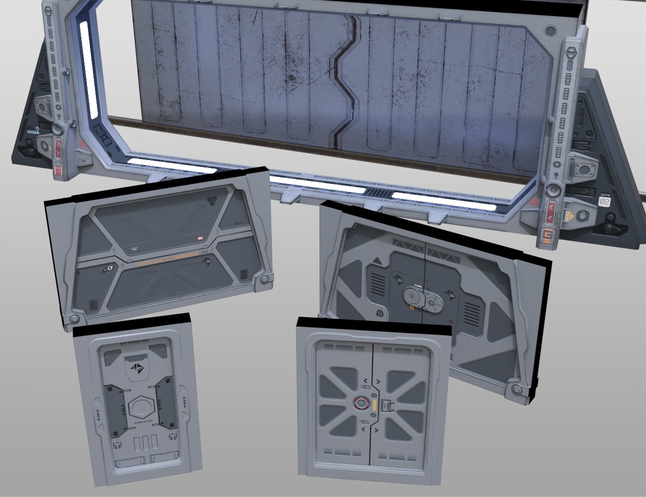 Modular SciFi Interiors Kit | Daz 3D