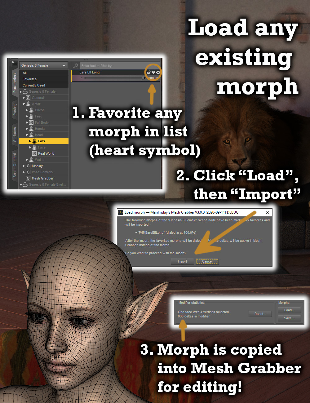 Mesh Grabber Bundle (Mac) | Daz 3D